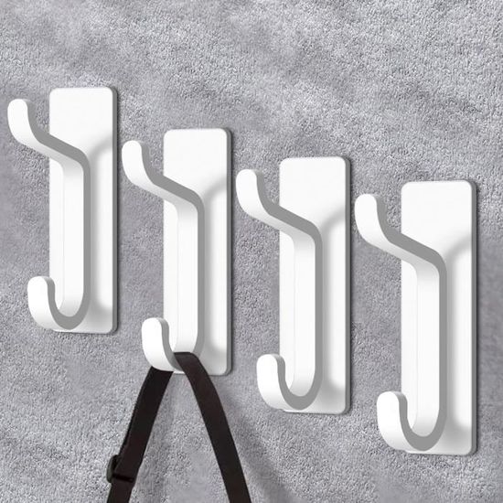 NeuWee Crochet Adhesif Mural, Crochet Adhésifs Muralde Charge Puissante ...