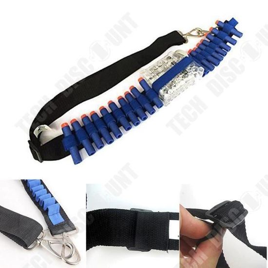 TD® Porte-Balles Jouet Nerf en Bandoulière- Cartouchière- Bande ...