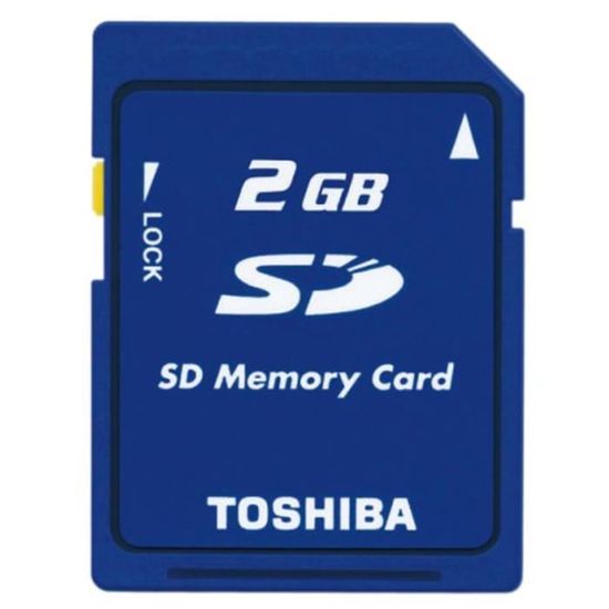 TOSHIBA SD Memory Card 2GB Class2 SD-C02GTR - Cdiscount Appareil Photo