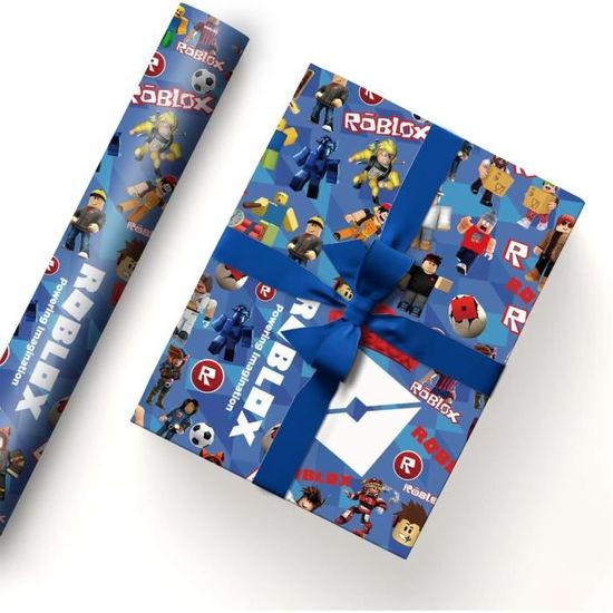 Roblox Lot De 5 Feuilles De Papier Cadeau 51 X 75 Cm Papier Cadeau ...
