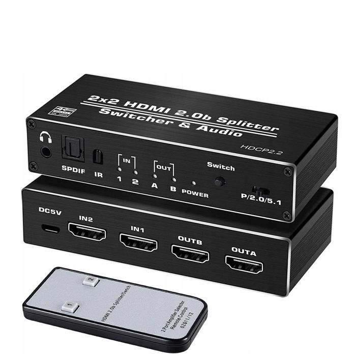 MATRIX HDMI 2.0 2x2 SWITCH SPLITTER DOLBY ATMOS 7.1 - Cdiscount TV Son ...