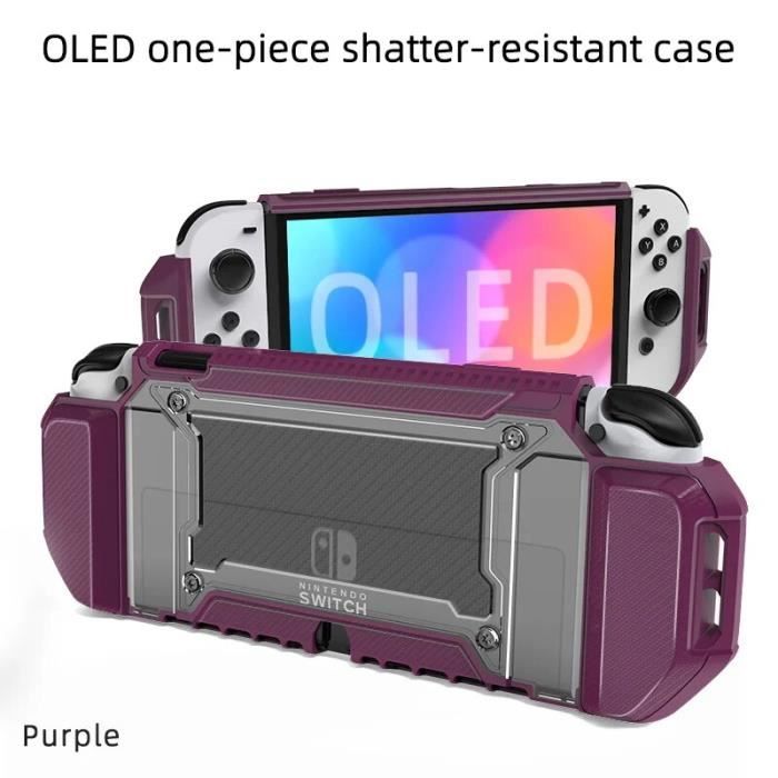 Violet - Coque de protection pour Nintendo Switch OLED, Antidérapante ...