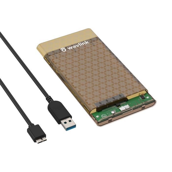 Port USB 3.0 - boîtier de disque dur SATA vers USB 3.0, pour disque dur ...