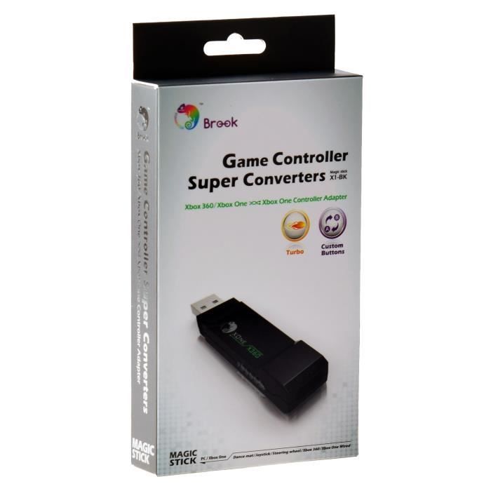 Brook USB Adaptateur Console de Jeux Xbox 360 à Contrôleur Xbox One ...