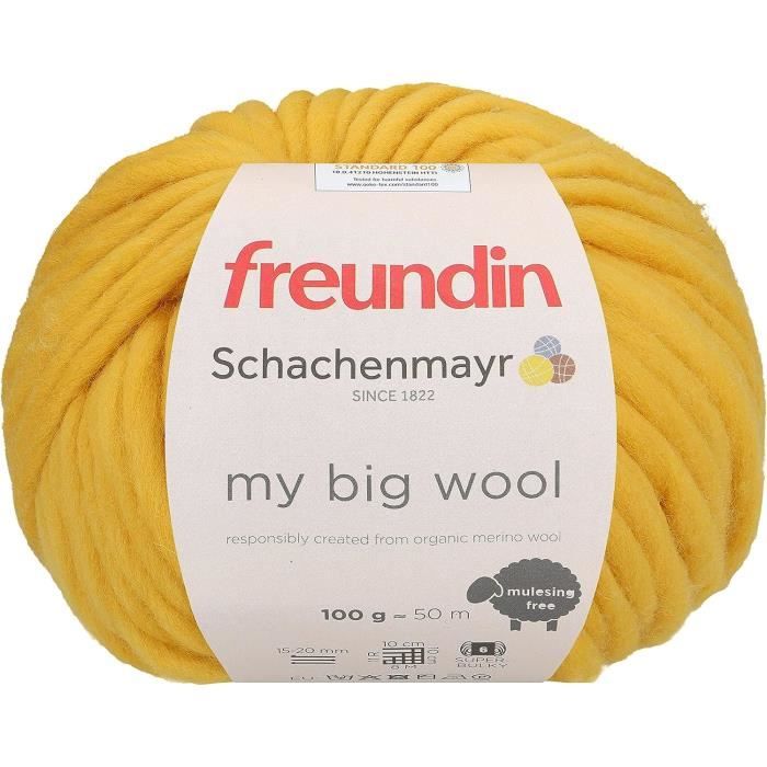 My Big Wool, 100 G De Fil À Tricoter À La Main Pour L'Hiver Doré[x10387 ...