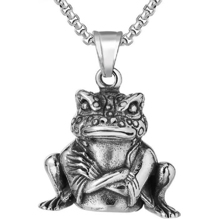Collier Avec Pendentif Crapaud Pour Homme Collier Hip Hop Collier Avec Pendentif Crapaud