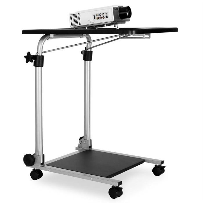 Table pour vidéoprojecteur 2 étages 4 roulettes - Achat / Vente ...
