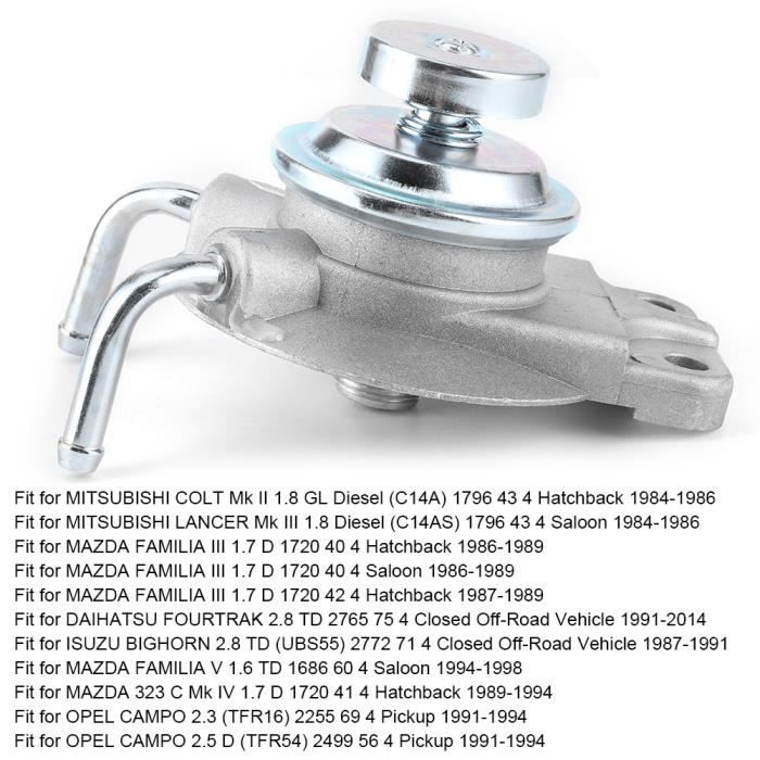 Dilwe MB129677 Fuel lift pump, fuel lift pump alloy fuel pump oil water ...