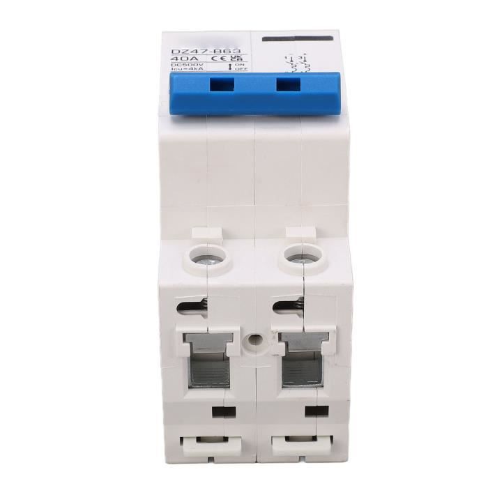 ROM Disjoncteur Miniature Dc Disjoncteur Miniature 2P Type B Montage Sur Rail Din Petit ...