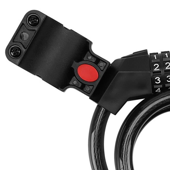 Antivol à combinaison de vélo - COC - 1,2 m - Alliage d'aluminium ...