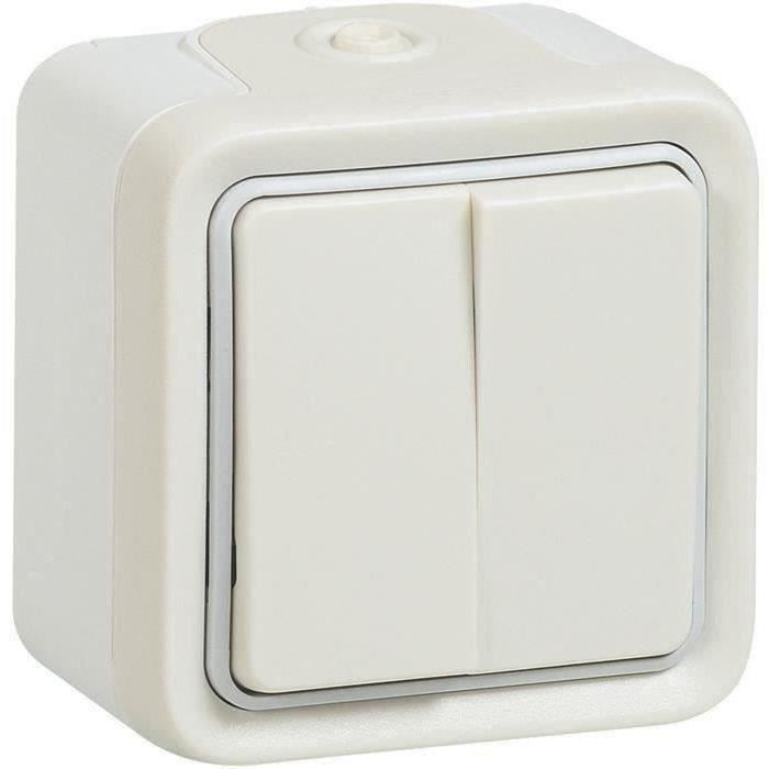 LEGRAND Interrupteur double apparent 10A Plexo - Achat / Vente ...