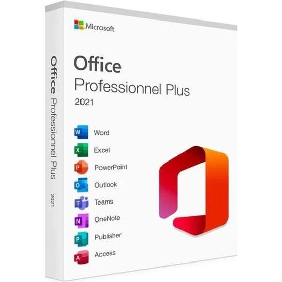 Microsoft Office 2021 Professionnel Plus - Version Dématérialisé - Avec ...