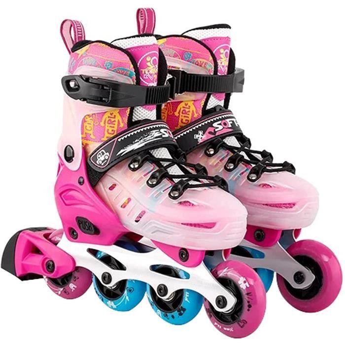 Jianxin patins à roues alignées réglables pour enfants fitness ...