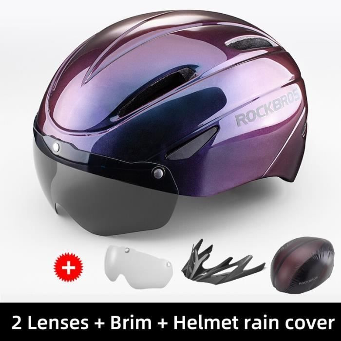 Casque de vélo ROCKBROS - WT-018S-CB Group 2 - Blanc - ESP + PC - Ultraléger et résistant aux ...