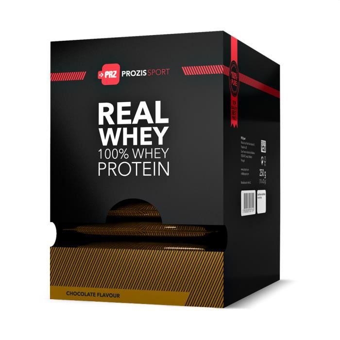 PROZIS - 10 x Sachet 100% Real Whey Protein 25 g - Fraise-Banane ...