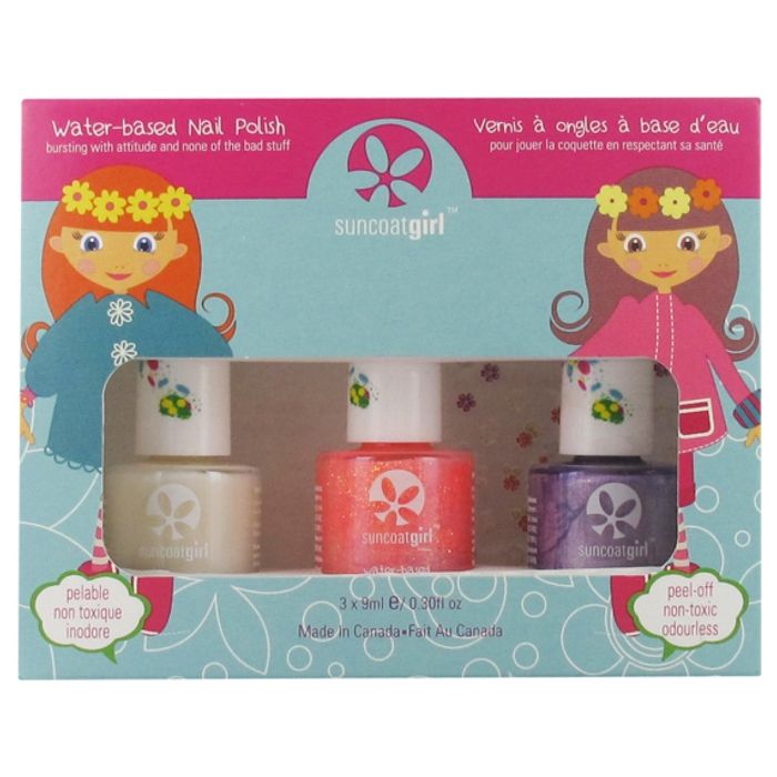 Suncoat Girl | Pretty Me | Kit De 3 Vernis À Ongles À L'eau Pour Enfant ...