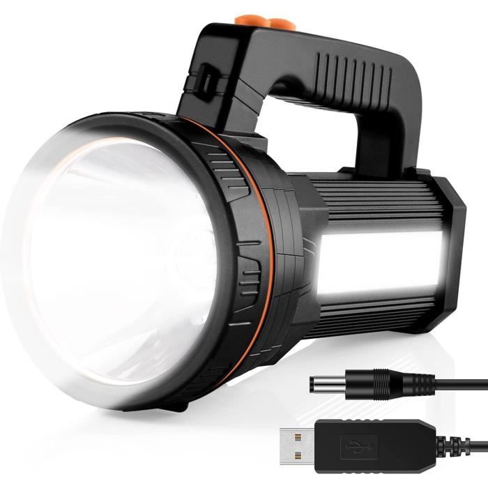 Lampe Torche Led Rechargeable Ultra Lumineuse 9000 Mah 7000 Lumens ...