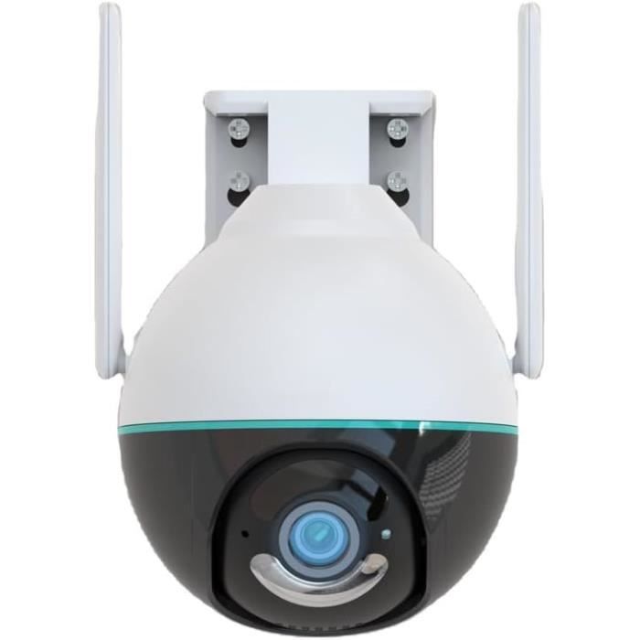 Daewoo Caméra Extérieure Rotative Wifi Ep506 4Mp, Détection Et Suivi De Mouvements, Connexion ...