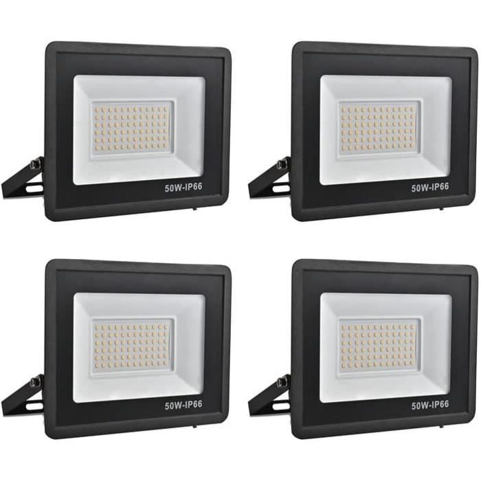 Projecteur Led Exterieur,50W 5000Lm Spot Led Extérieur,6000K Lumière ...