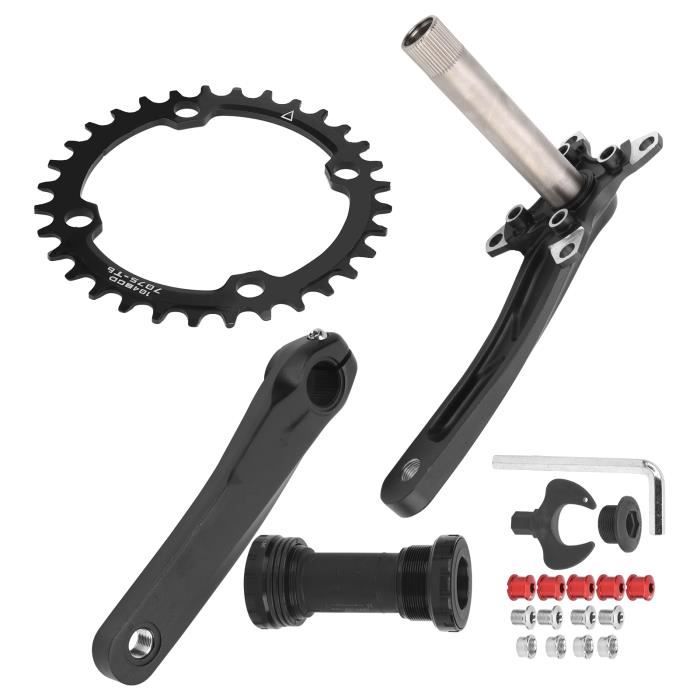 Zerone Pédalier 170mm Pédalier de Vélo 170mm Manivelle de Vélo de ...