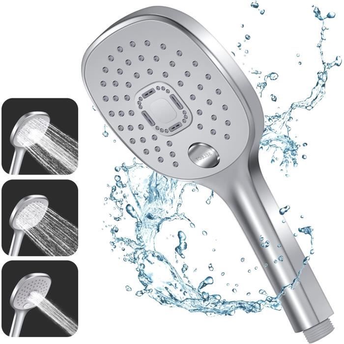 Pommeau de douche - ZVD - Massage, Pluie, Jet combiné - Fonction haute ...