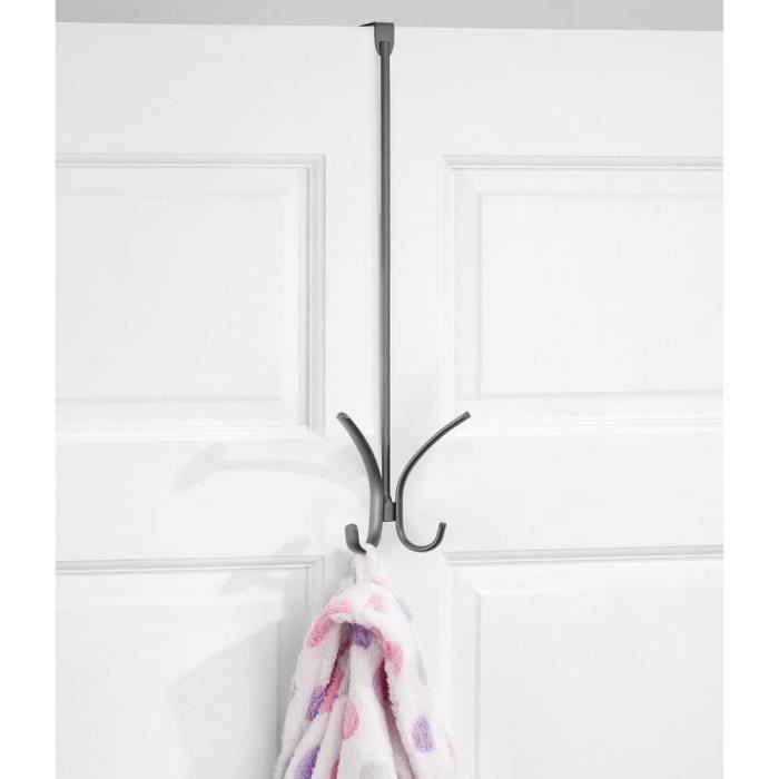 Patère De Porte En Métal – Quatre Crochets Porte-Manteau À Accrocher À ...