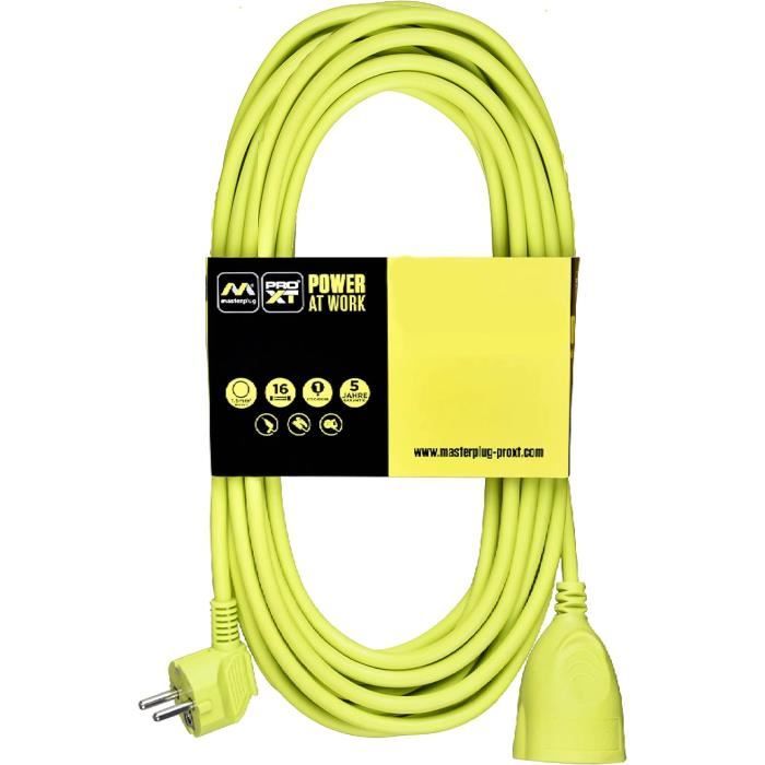 Câble D'Extension De Courant 10 M, Rallonge Schuko, Extension ...
