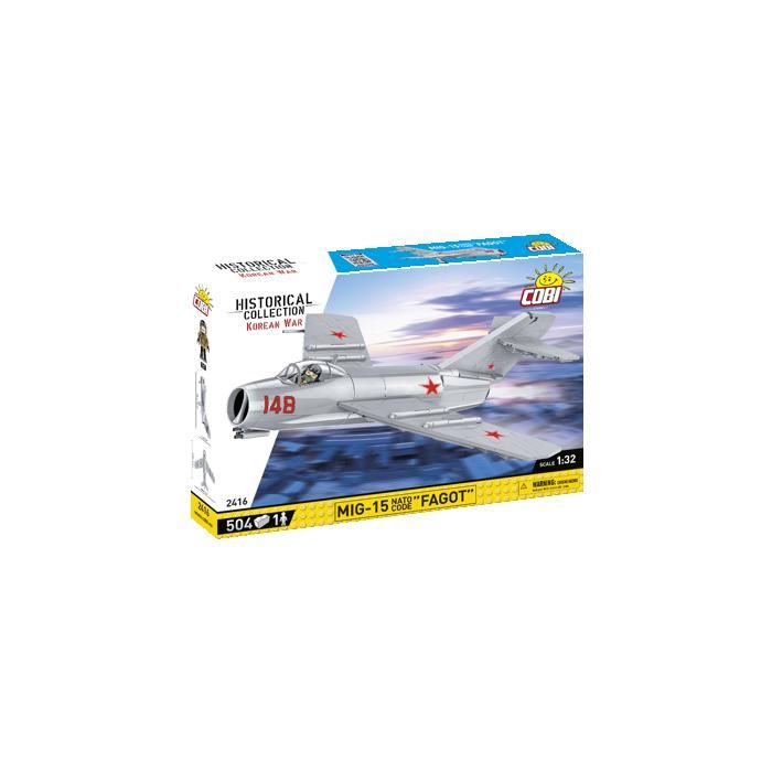 Maquette - COBI - 2416 - MIG-15 NATO CODE "FAGOT" - 504 Pièces ...