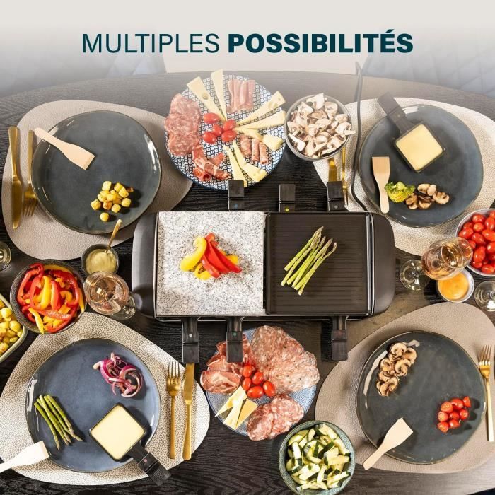 Raclette Portative, Appareil A Raclette, Ensemble De Gril À Raclette ...