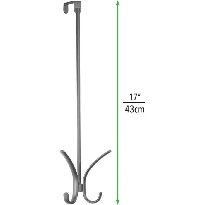 Patère De Porte En Métal – Quatre Crochets Porte-Manteau À Accrocher À ...