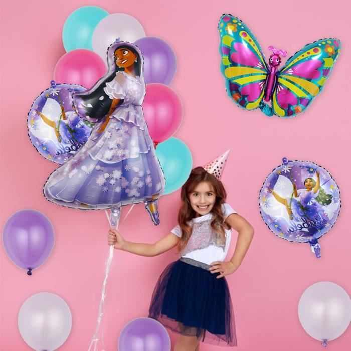 Encanto Ballons D'Anniversaire 14 Pcs Isabela Encanto Foil Balloon Pack Isabella Party Balloon ...