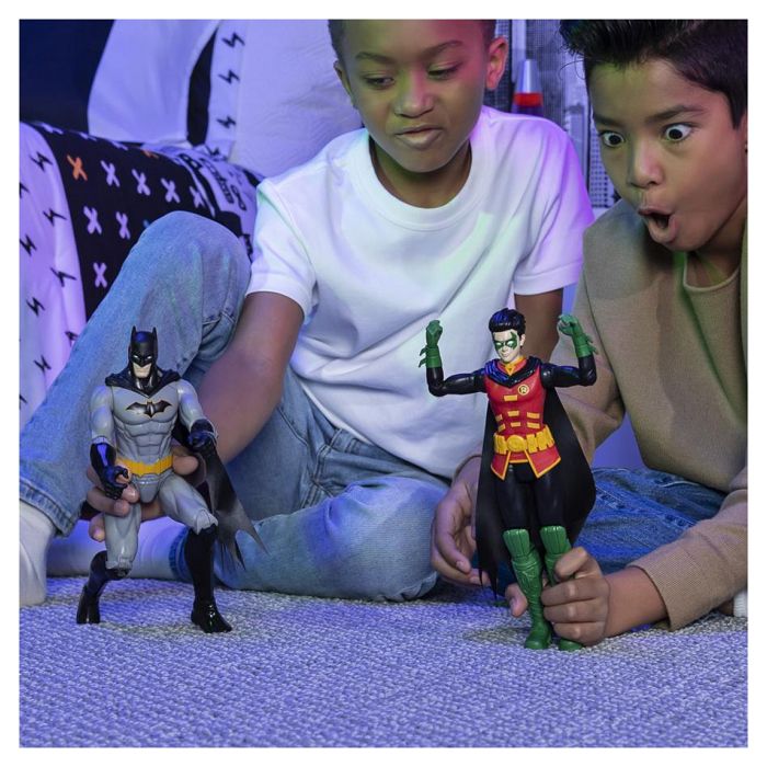 Figurine Batman Gris Rebirth 30cm - DC Comics - Univers héros ...