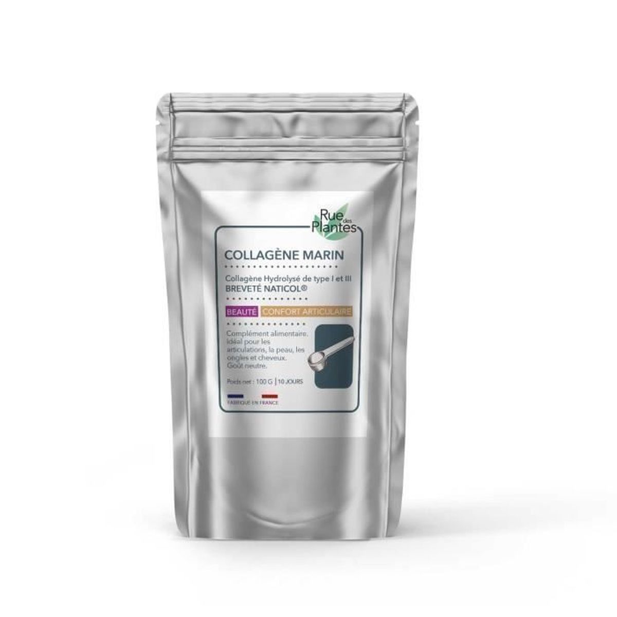 Collagène marin de type 1 hydrolysé 100% naturel – Sachet poudre de ...