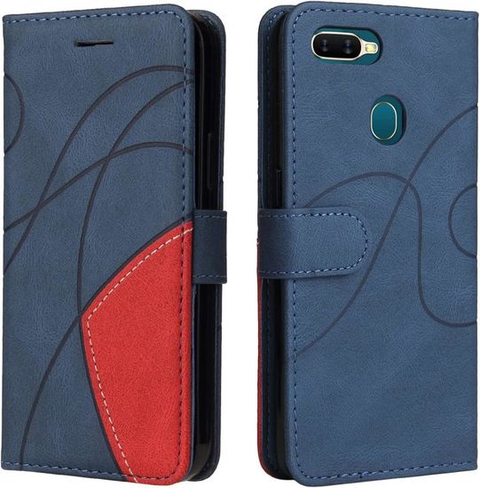 Housse en Cuir PU pour Oppo A7/A5S/AX5S/AX7/A7N/A12 avec Antichoc TPU ...