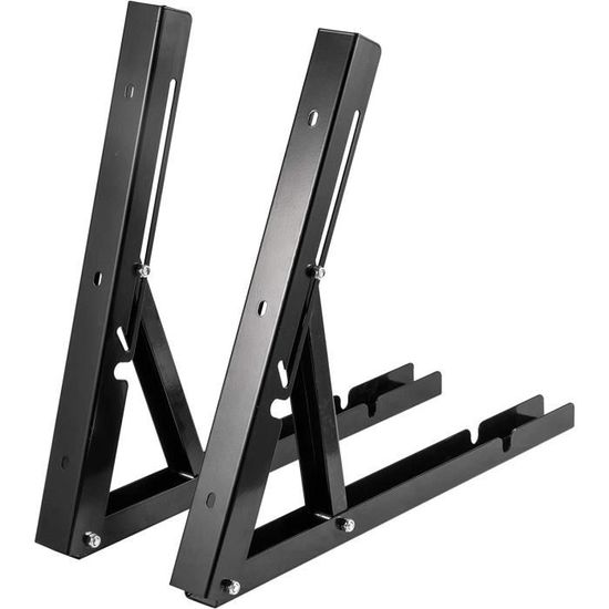 AJW-Paire de Supports d'Étagère Pliante Équerre Murale Équerre Design ...