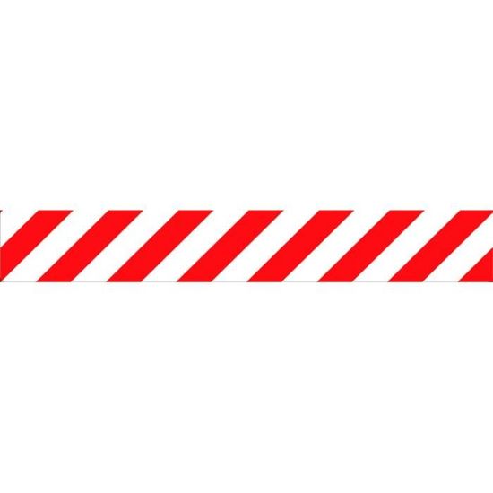 Autocollant bande balise fulgurée réflectrice, blanc/rouge - Achat ...