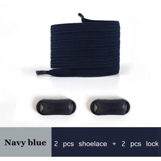 Lacets élastiques pour chaussures 24 couleurs lacets plats sans ...