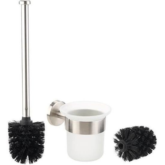 Brosse WC et support en acier inoxydable pour montage mural WG-70 - Cdiscount Au quotidien