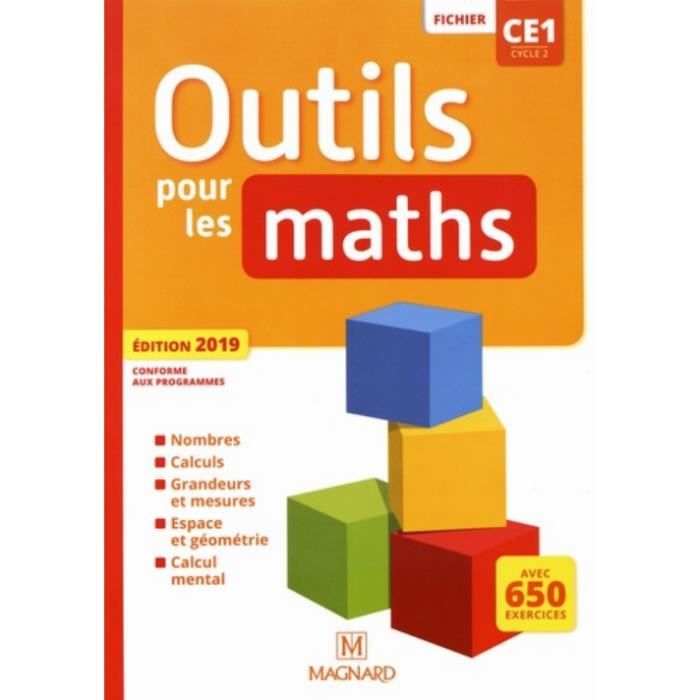 Outils pour les maths CE1 cycle 2 - Edition 2019 - Fichier - Cdiscount ...