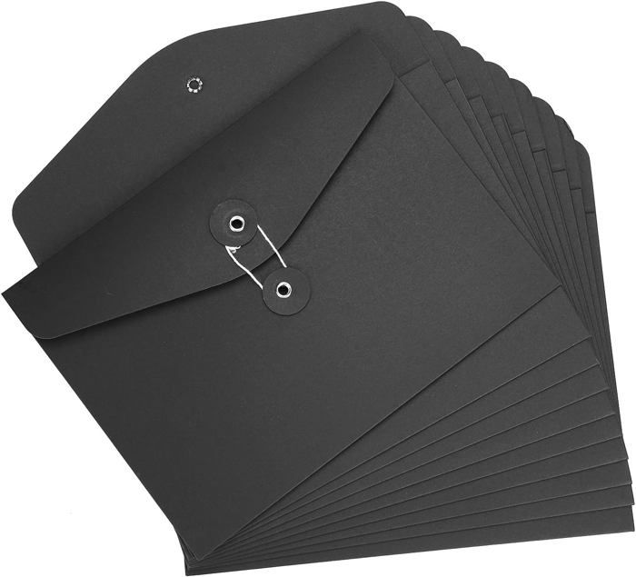 10pcs Chemises A4 en Papier Kraft Pochette à document Sac Enveloppe de ...