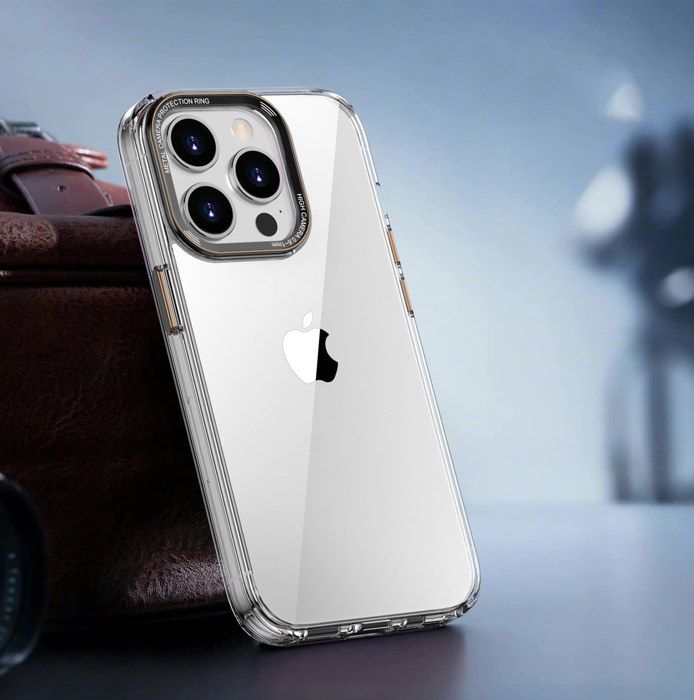 Coque de téléphone portable IPhone 15, design transparent, ultra-mince ...