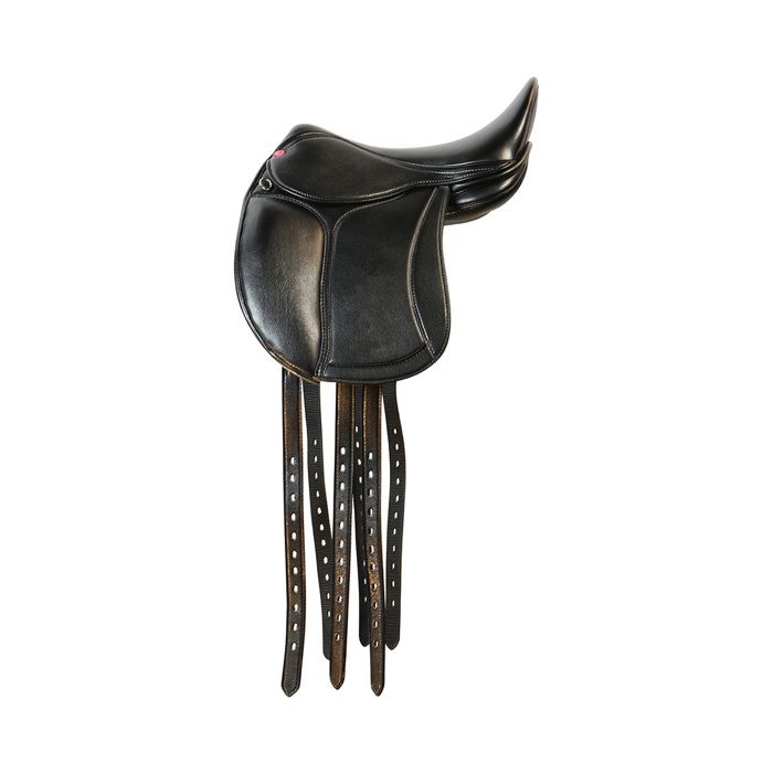 Selle de dressage pour cheval en cuir enfant Edix Saddles Tudor - 14 ...