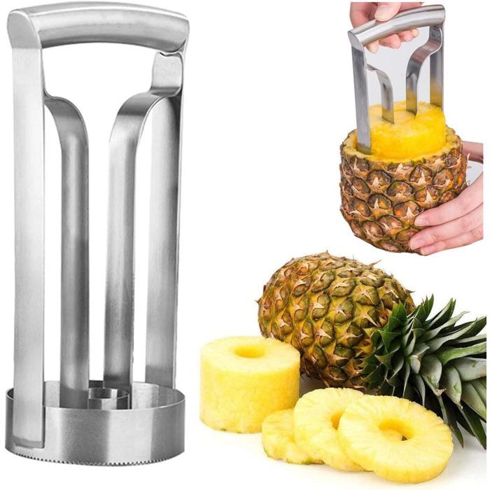 Coupe Ananas,Coupeur D'ananas en Acier Inoxydable,Éplucheur D'ananas ...