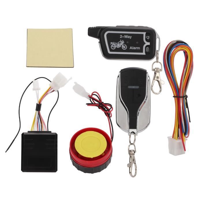 Akozon Système de sécurité bidirectionnel pour moto Système d'alarme ...