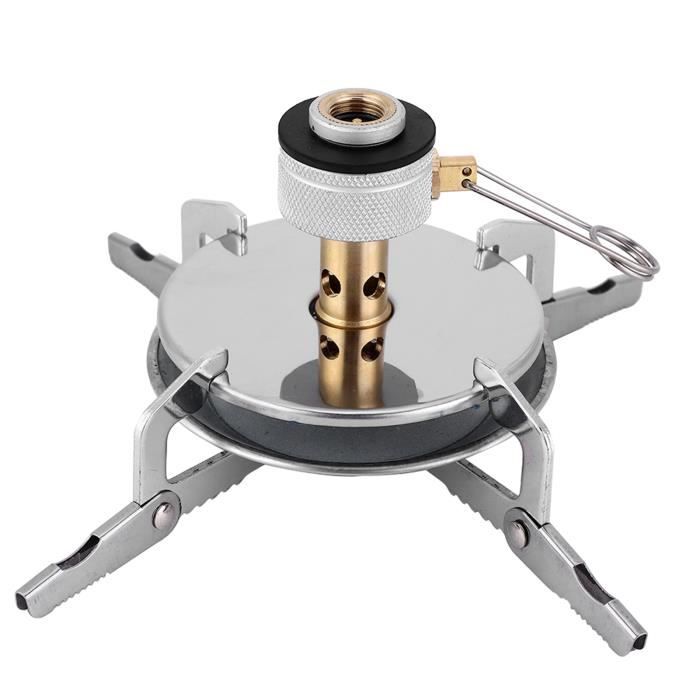 Ashata Brûleur portable Mini réchauds de camping portables cuisinière à ...