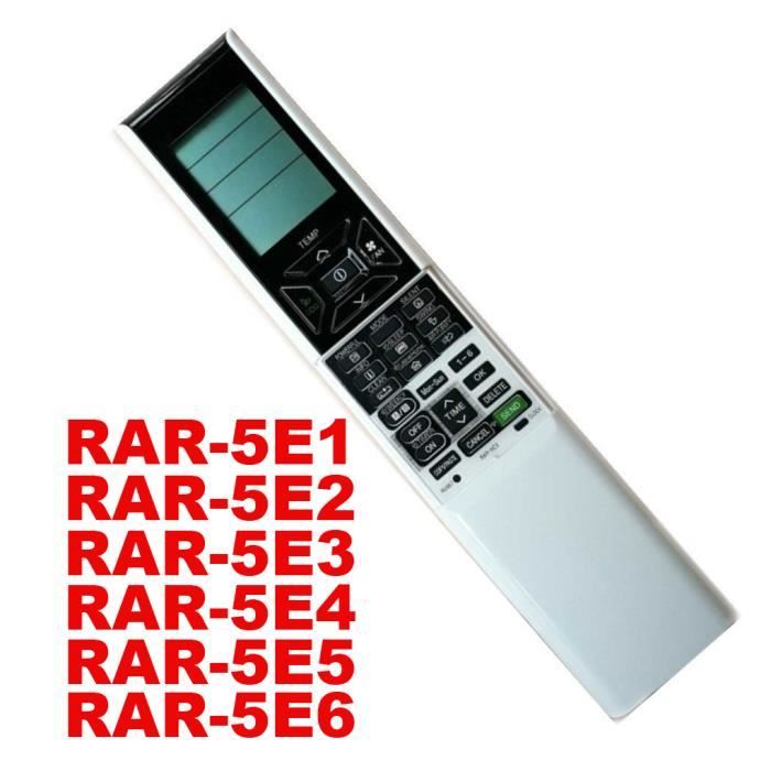 REMPLACEMENT HITACHI CLIMATISEUR TÉLÉCOMMANDE RAR-5E1 RAR-5E2 RAR-5E3 ...