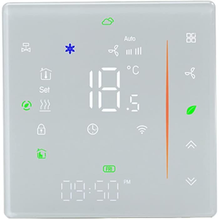 Smart Wifi Color Thermostat Contrôleur de température de climatisation ...