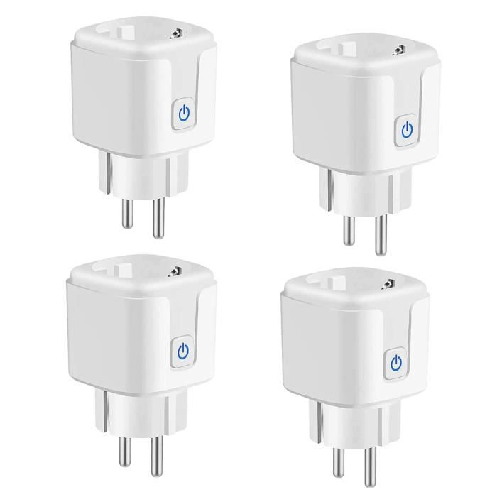 Prise Connectée Wifi 16A, 3680W Prise Connectée Alexa Avec Télécommande ...
