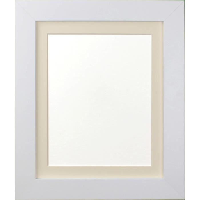 Cadre Photo Tableau Poster Blanc Avec Contour Ivoire, Bois Dense, 39Mm ...