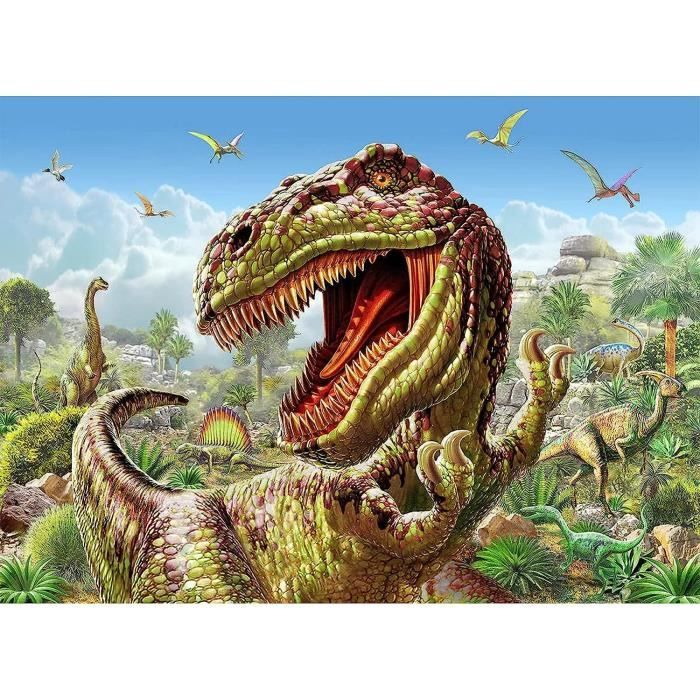 Dinosaure Diamond Painting Strass Complet, Broderie Diamant Kit Complet ...